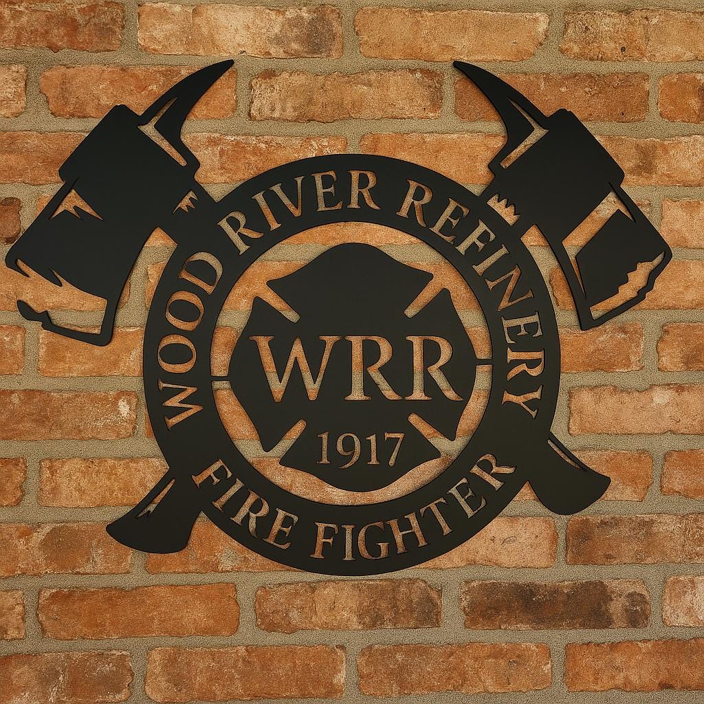 Metal Firefighter Sign, Custom Metal Sign, Firefighter Gift, Fireman ...