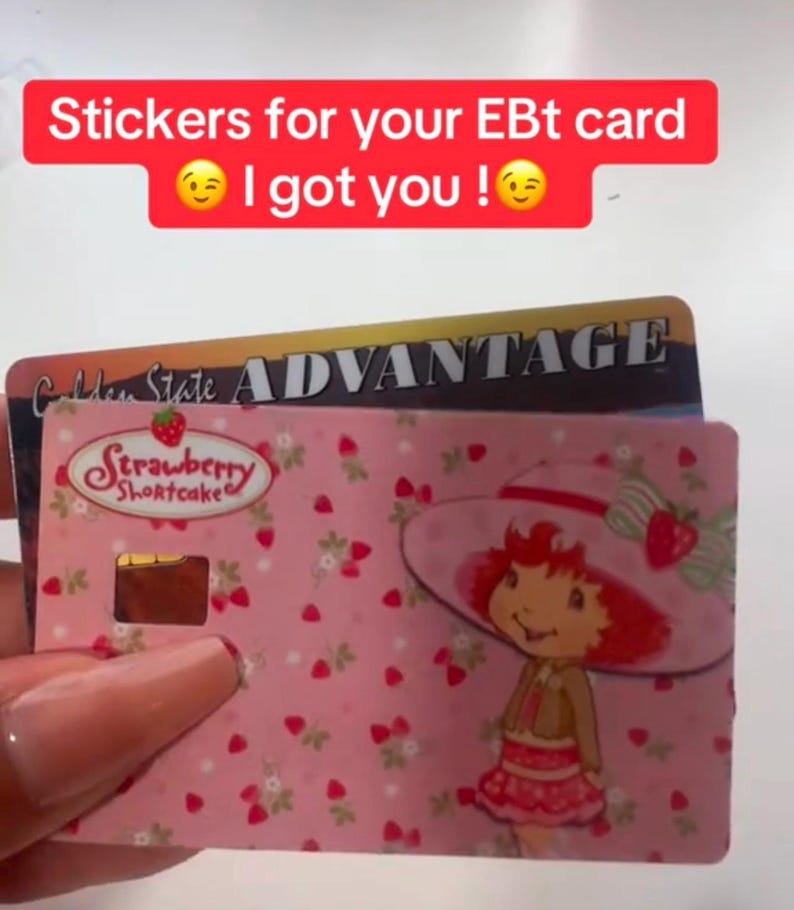Bank/debit/credit Card Stickers | EBT Card Sticker - Etsy