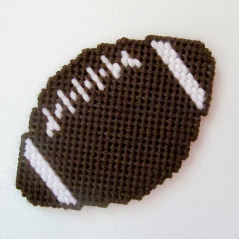 Plastic Canvas Football - Etsy