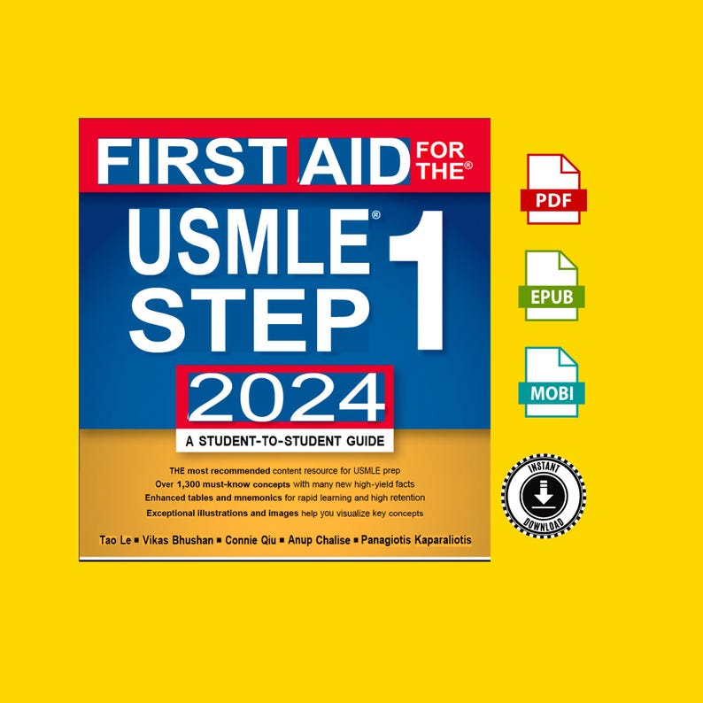 First Aid for the USMLE Step 1 2024 Comprehensive Medical Exam Prep PDF ...