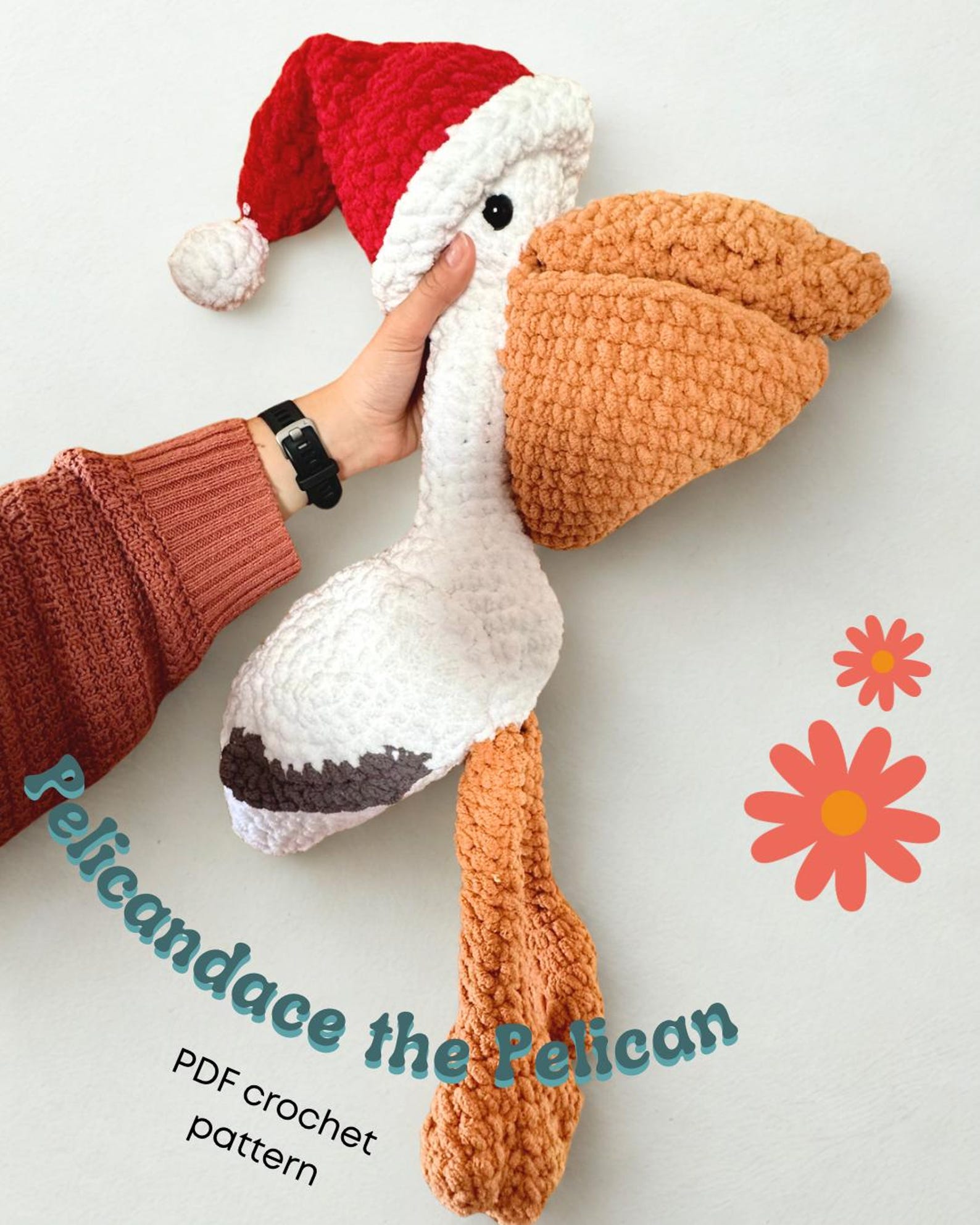 Pelican Crochet Pattern PDF, Crochet Bird, Crochet Pattern, Amigurumi ...