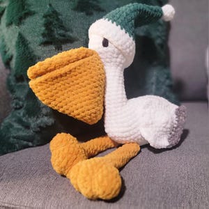 Pelican Crochet Pattern PDF, Crochet Bird, Crochet Pattern, Amigurumi ...