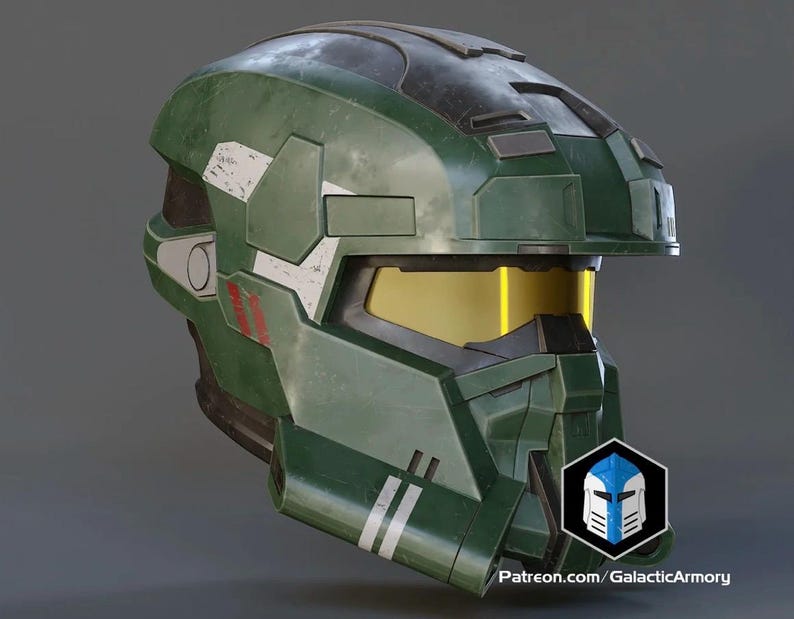 3D Printed Halo EOD Helmet - Etsy