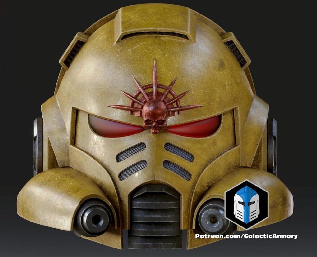 3D Printed 40K Gravis Helmet - Etsy