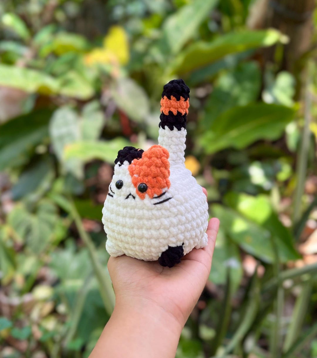 Chunky Loaf Cat Crochet Chunky Crochet Pattern Plush Stuffed Animal ...