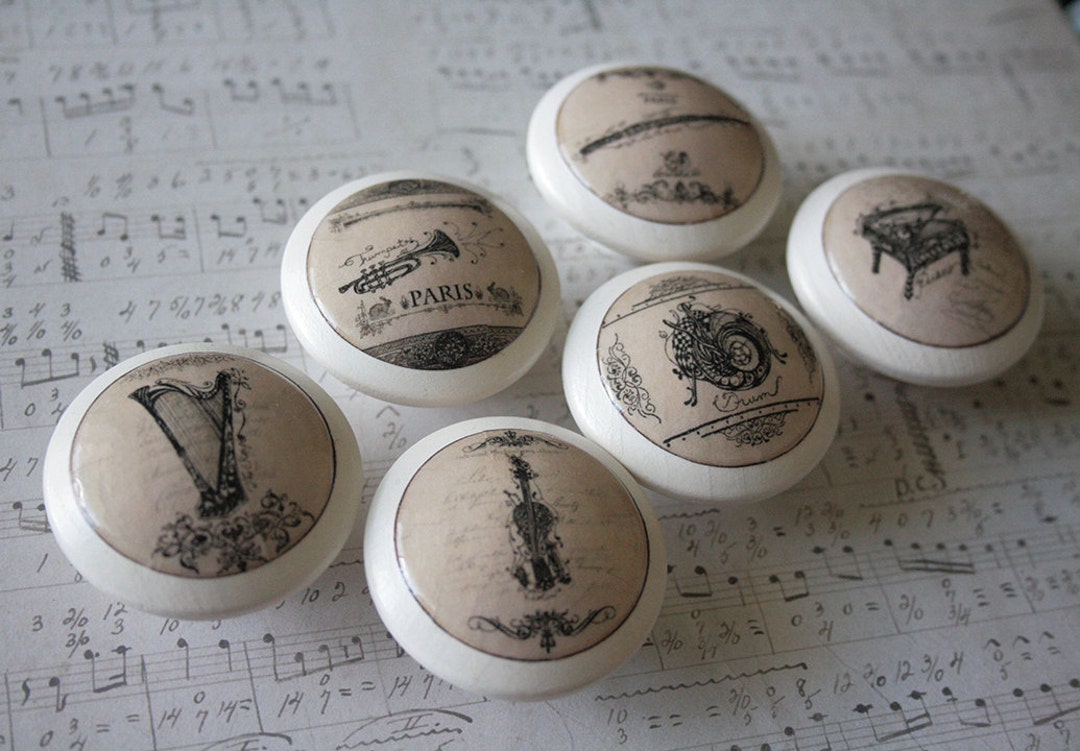 New Designs-6 Pc Set Musical Instruments 3 - Etsy