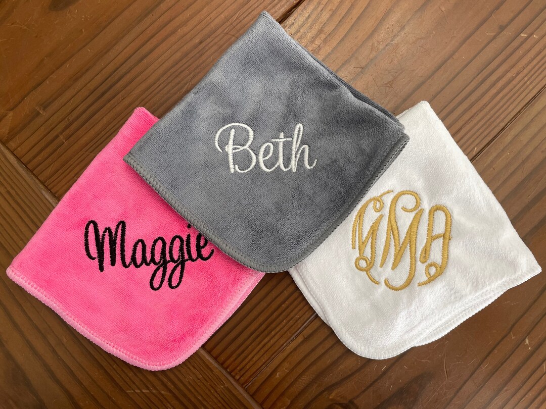 Personalized Make up Removal Face Cloth (bridal Parties, Slumber Party ...
