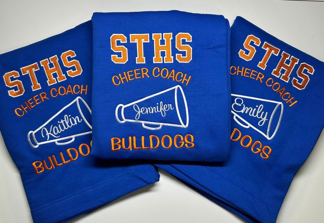 Cheerleading Football Stadium Blanket Embroidered and Personalized - Etsy