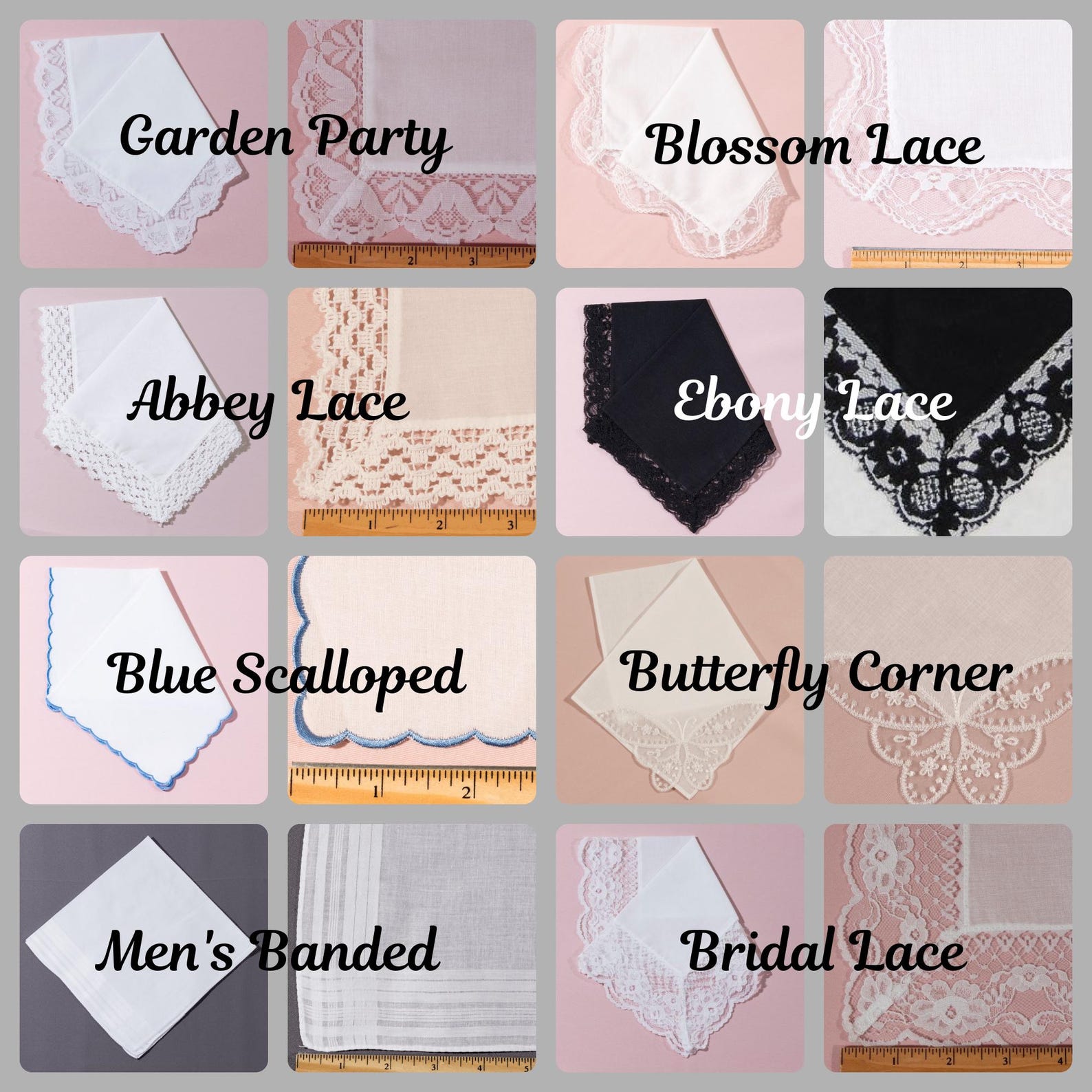 Custom Monogrammed and Personalized Hankerchiefs - Wedding Hankie - Etsy