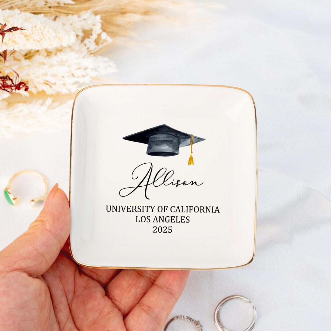 Personalized Graduation Jewelry Dish,graduation Gift for Her,keepsake ...