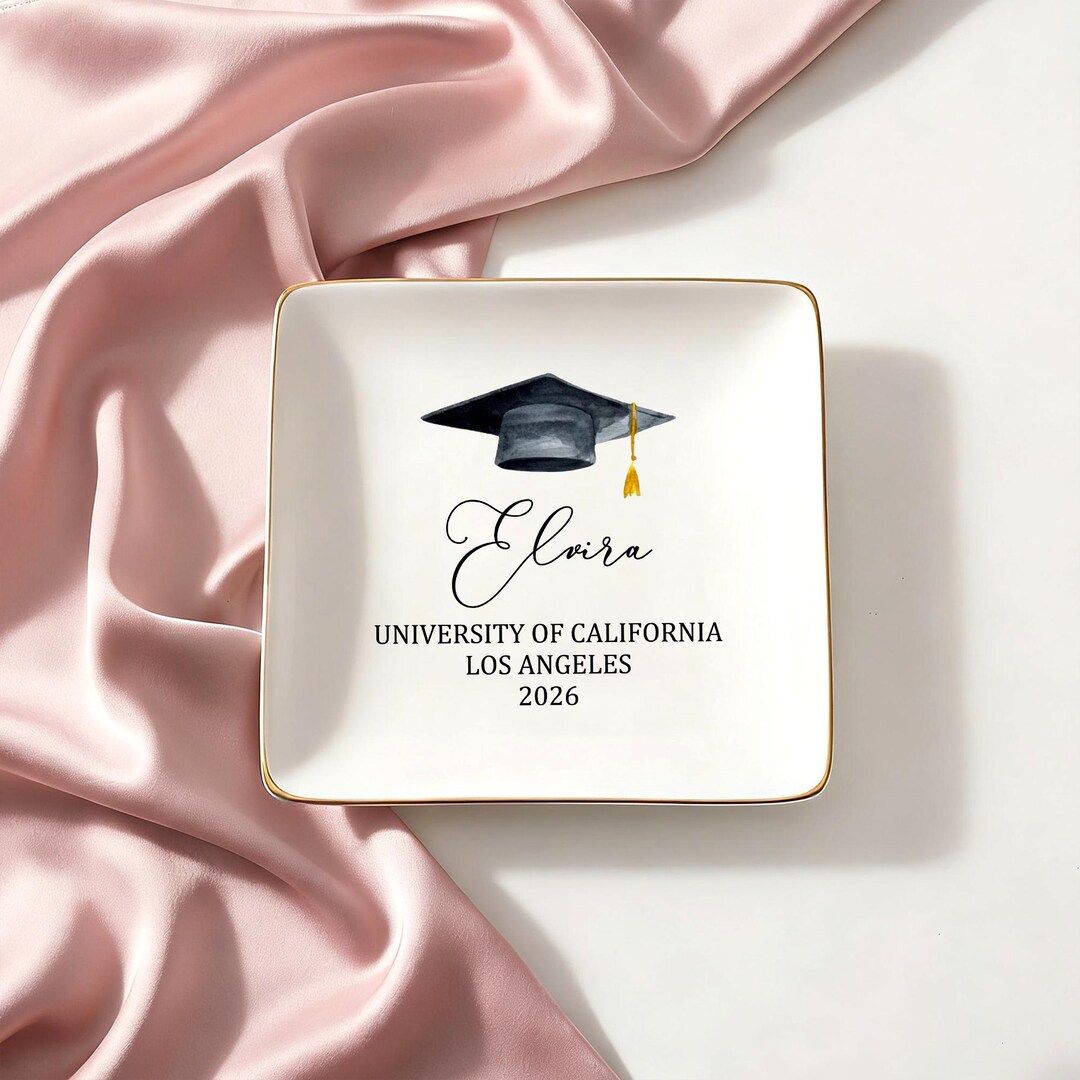 Personalized Graduation Jewelry Dish,graduation Gift for Her,keepsake ...
