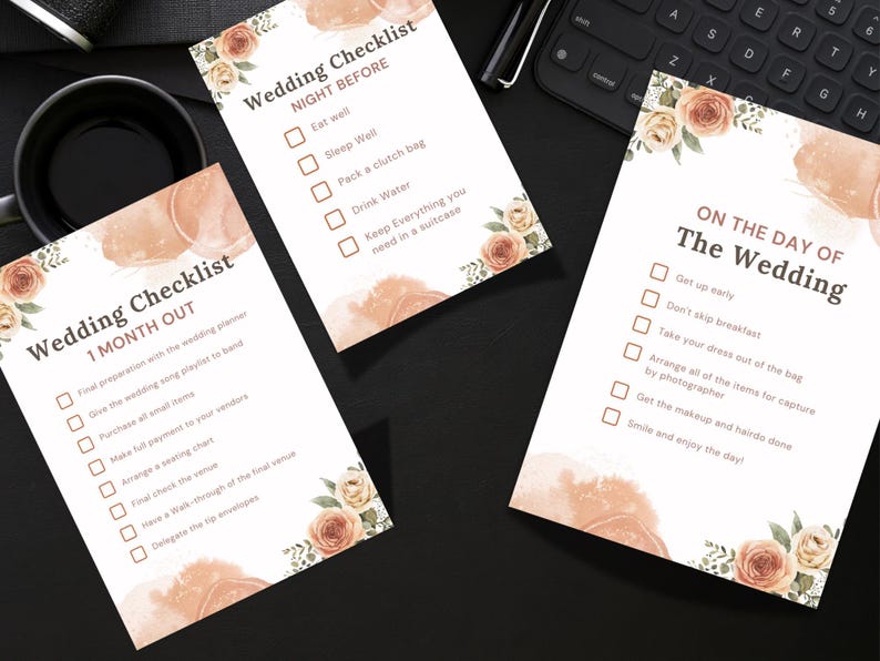 Printable Wedding Planning Checklist – Ultimate Guide for Organizing ...