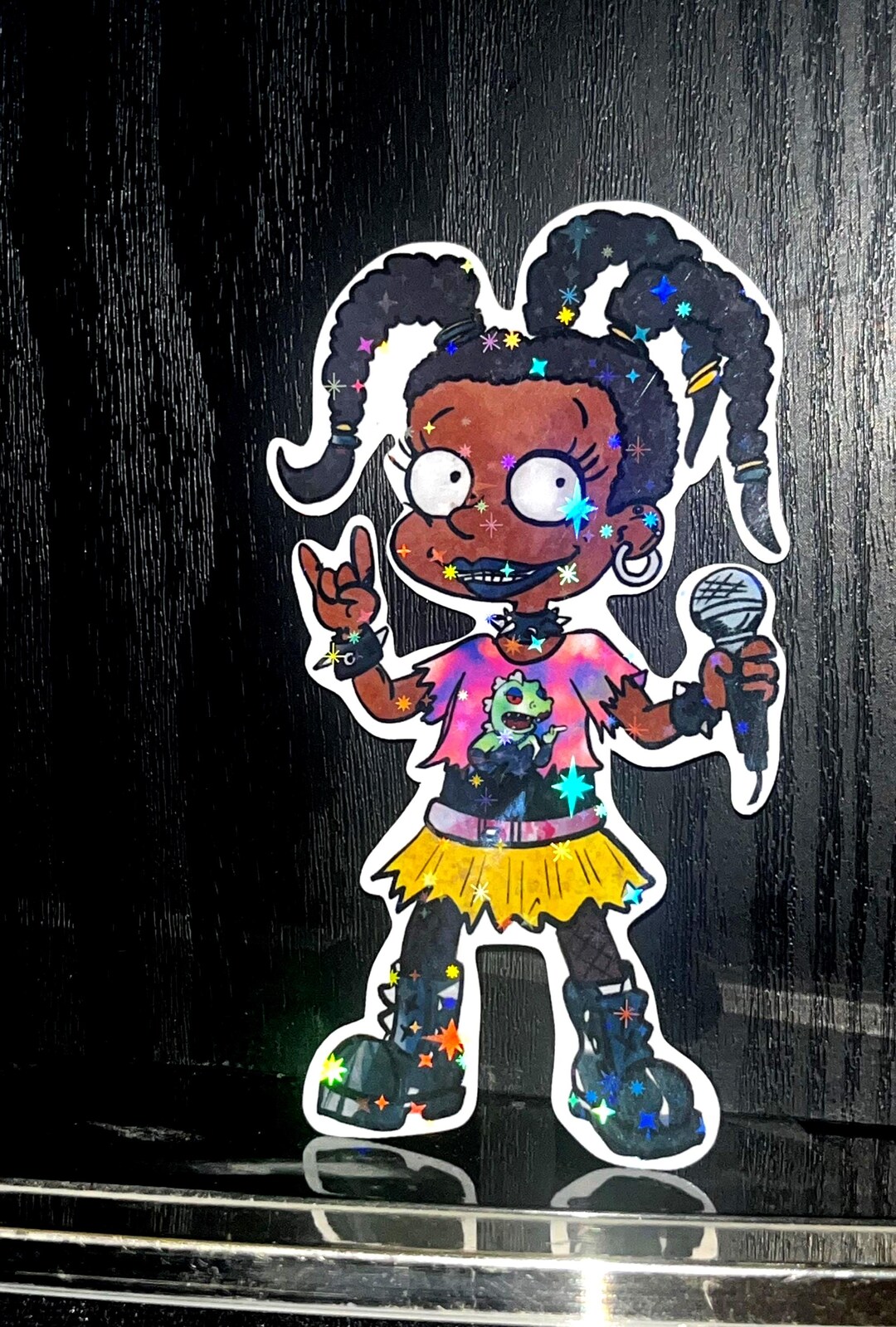 90s Susie Punk Sticker: Weatherproof Holographic Vinyl Decal - Etsy