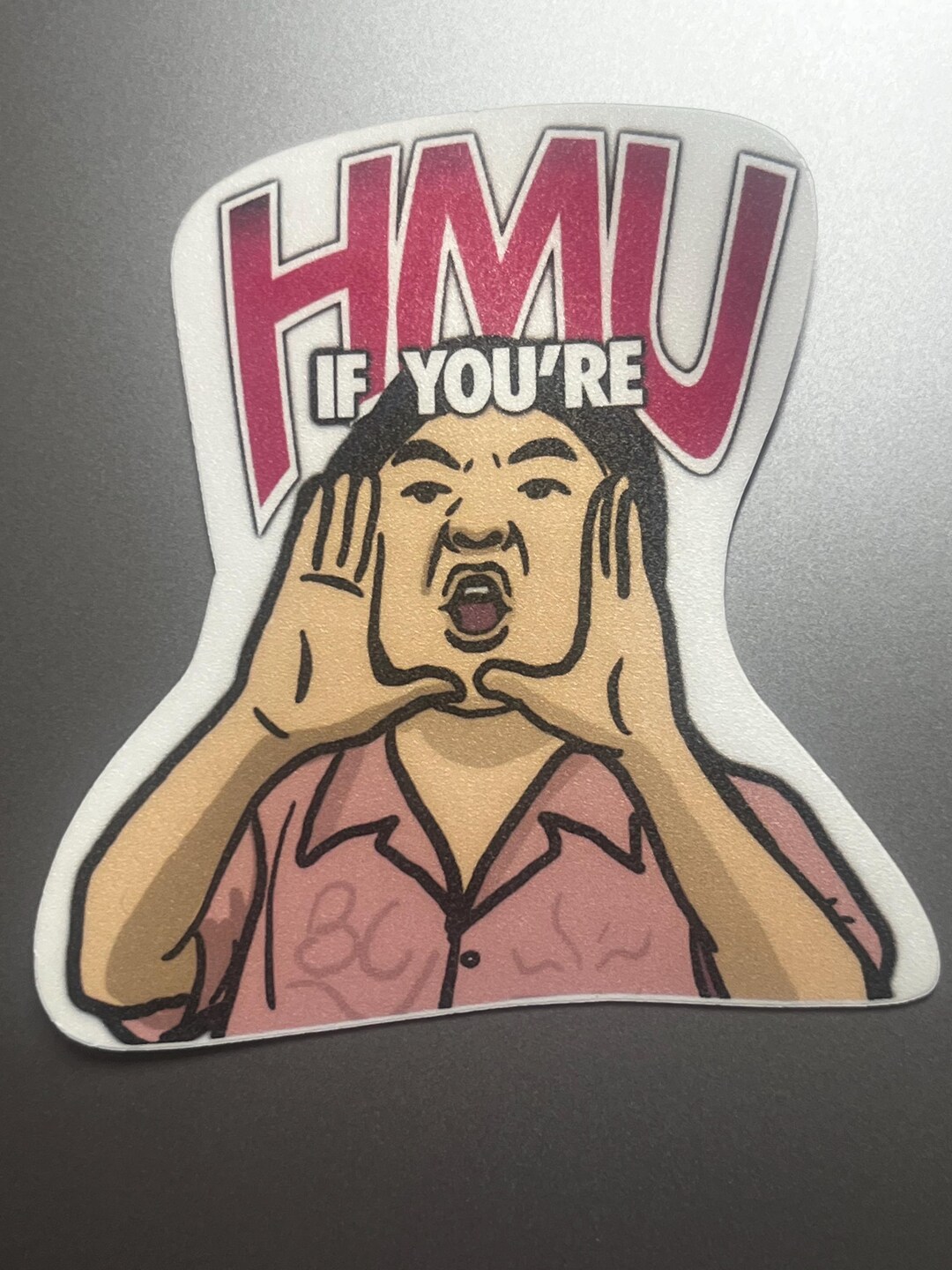 HMU If You're Gay! Chang Sticker PRIDE Community Greendale - Etsy