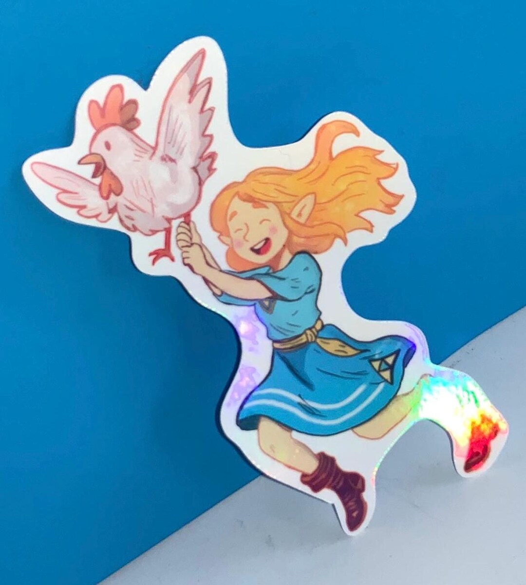 PRINCESS Dangling From a Cuckoo Chicken Sticker! She’s a Link to Your ...