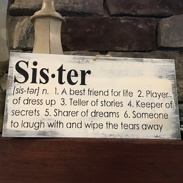 Sisters Sign - Etsy