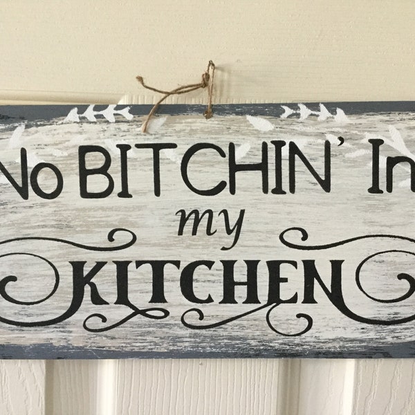 Funny Kitchen Sign - Etsy