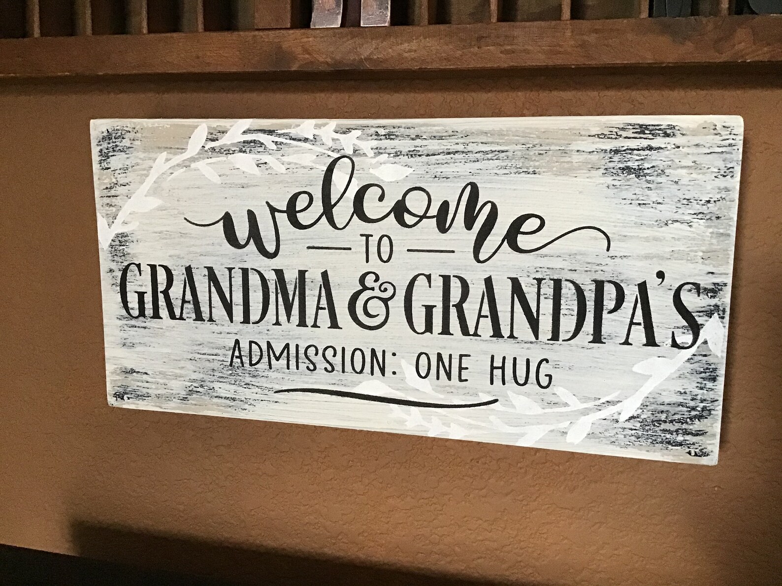 Grandparent Gift Welcome Sign for Grandma and Grandpa - Etsy