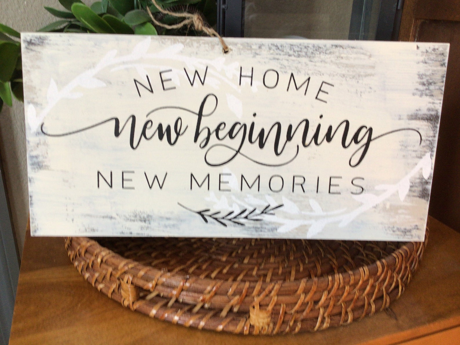 New House Wood Sign-new Home Gift New Home New Beginning New - Etsy