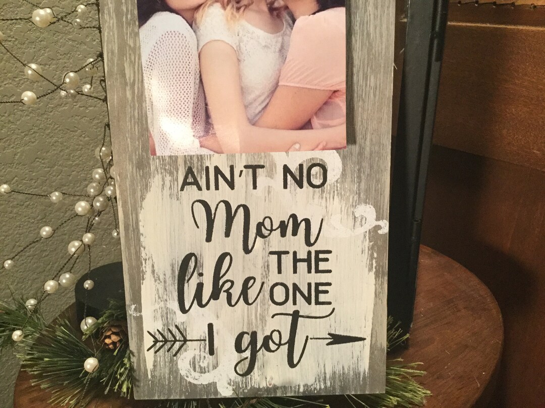 Gift for Mom, Family Photo Frame, Photo Sign, Personalize With Your ...