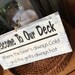 Welcome to the Deck Beers Cold and Grills Hot Beer Drinkers - Etsy