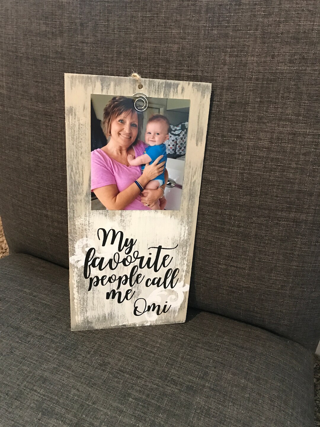 Omi Picture Frame - Personalize This Omi Gift With Your Photo - Hand ...