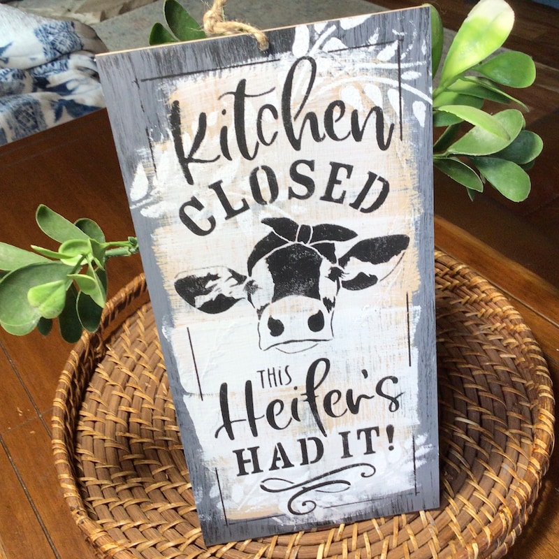 Kitchen is Closed Sign - Etsy