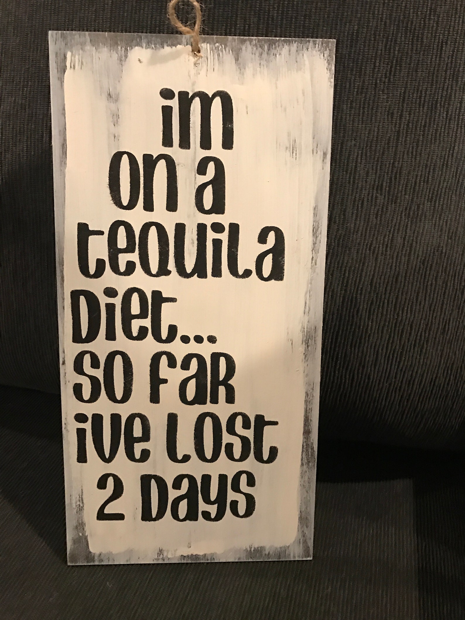 Welcome to the Bar Tequila Bar Sign for the Home Bar on a | Etsy