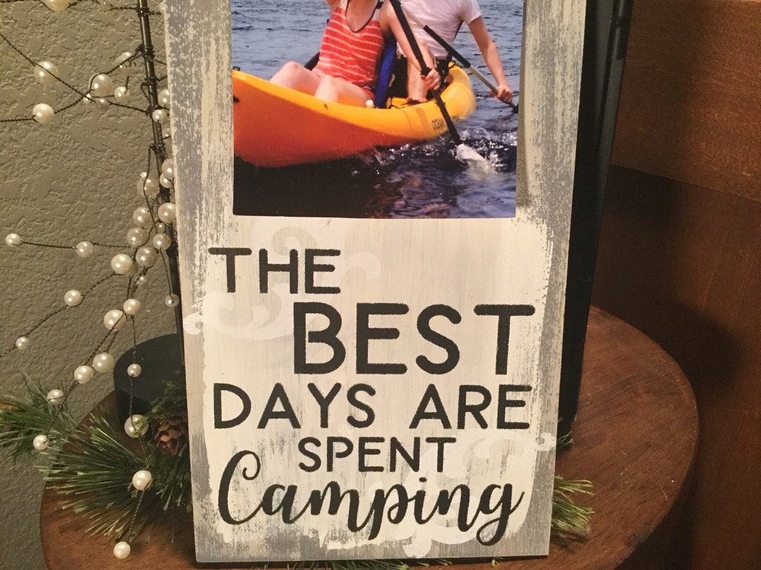 Camping, Hand Painted Camping Picture Frame: RV Decor, Personalized ...
