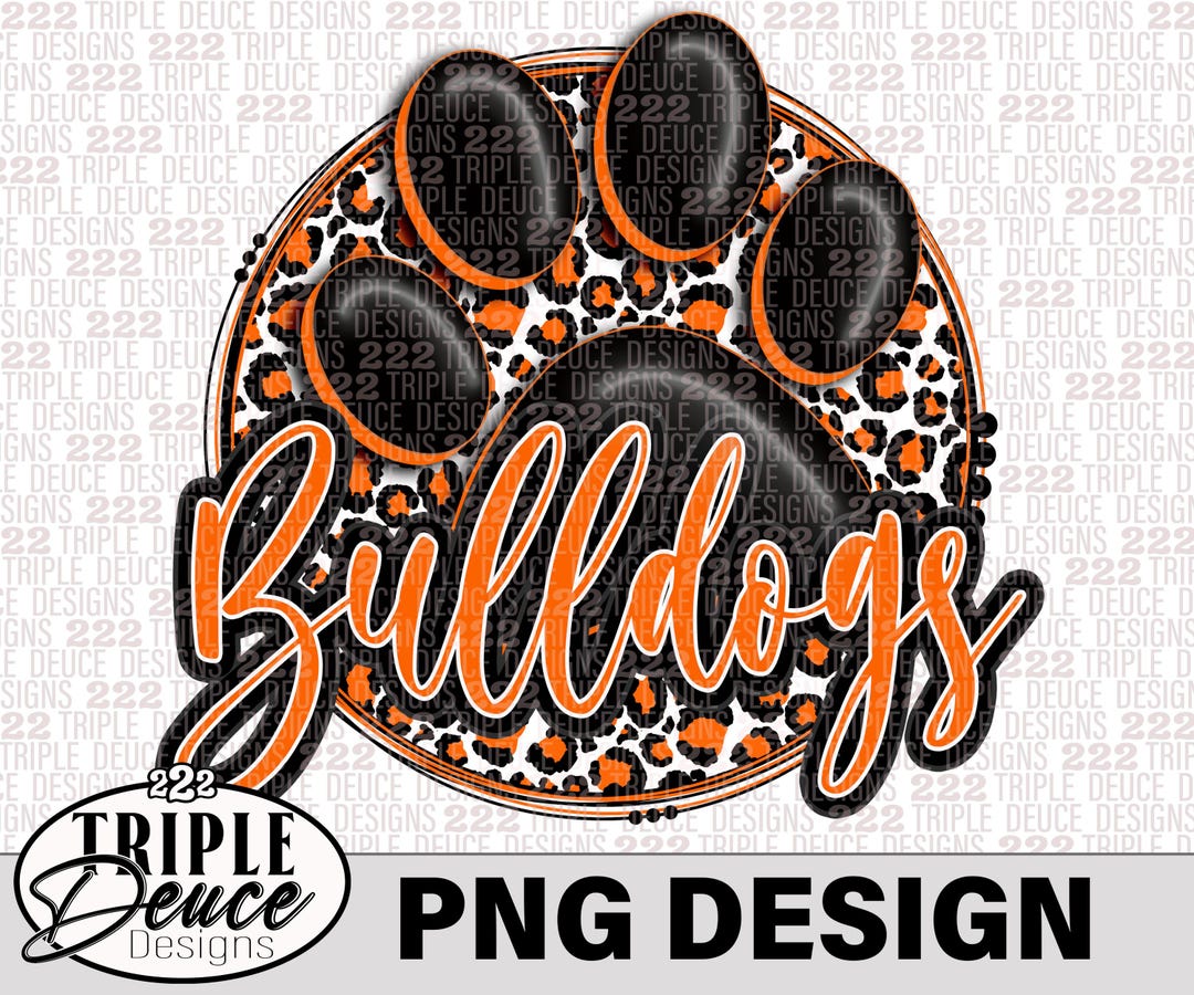 La Porte Bulldogs Circle Paw - Orange-black - PNG Design, School Mascot ...