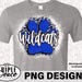 Paris Wildcats Pawprint - Blue-white- PNG Design - Etsy