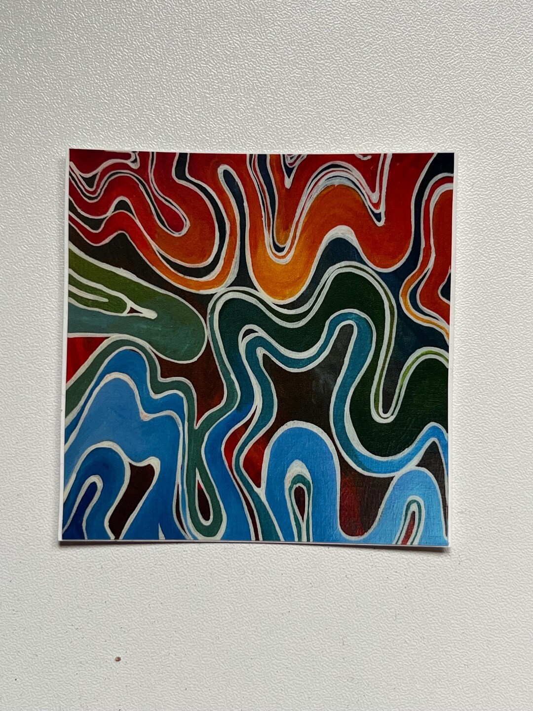 Oil Spill Original Art Sticker - Etsy