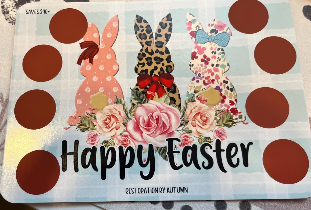 Easter Bunny Hop Savings Challenge - Etsy