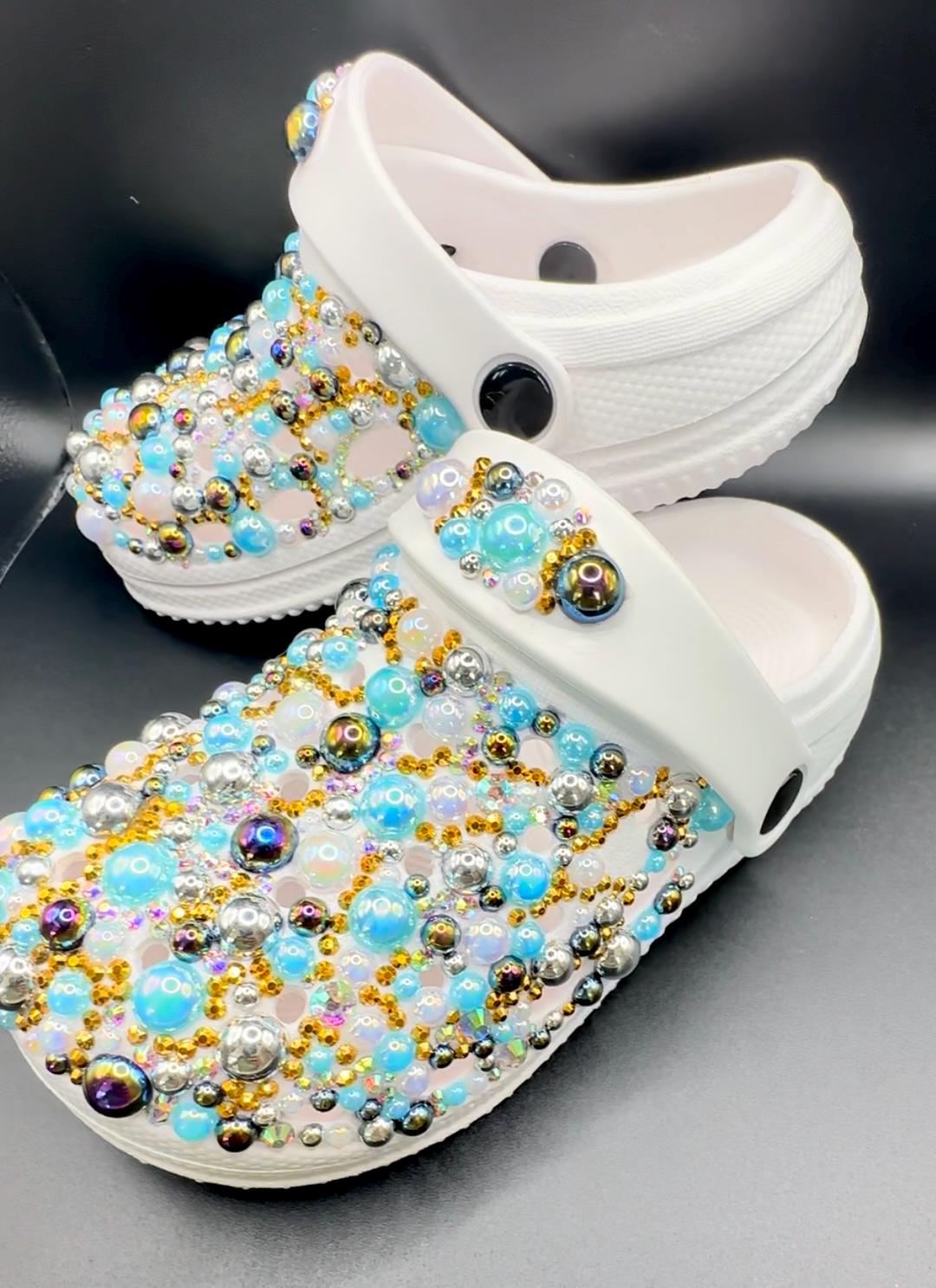 Kids Embellished Croc Type Clogs - Etsy UK