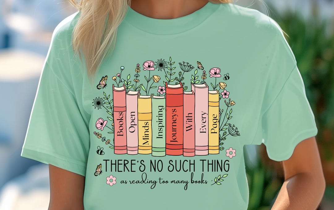 Charming Bookworm and Booklover Shirt for Those Who Cherish Reading - Etsy