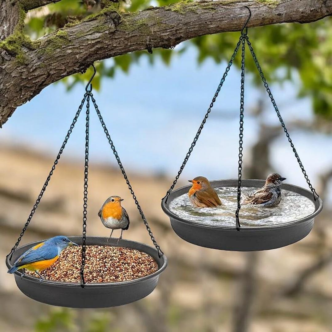 Elegant Gray Circular Garden Feeder Perfect Gift for Animal Lovers - Etsy