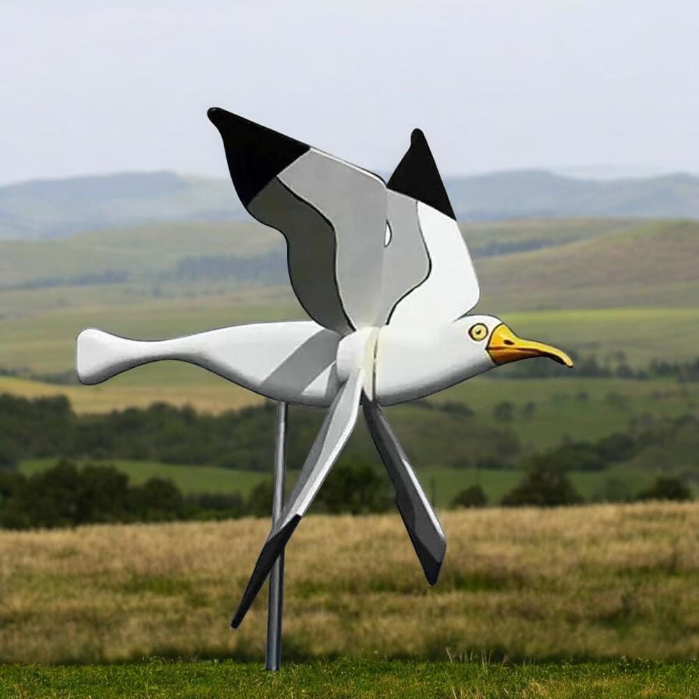 Cute Seagull Garden Stake , Whimsical Seagull Yard Decor , Coastal ...