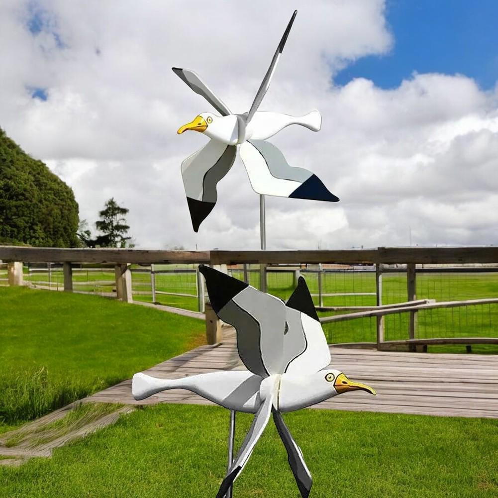 Cute Seagull Garden Stake , Whimsical Seagull Yard Decor , Coastal ...