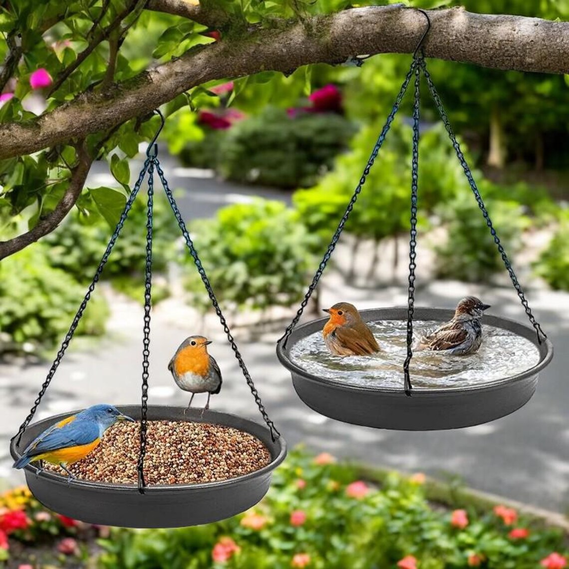 Elegant Gray Circular Garden Feeder Perfect Gift for Animal Lovers - Etsy