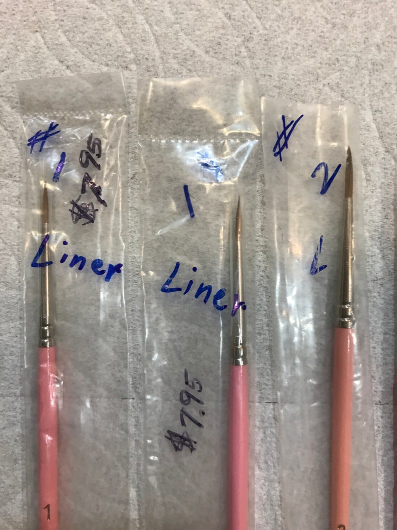 Art Brushes, China Painting Brushes, Quill and Metal Feral Brushes - Etsy