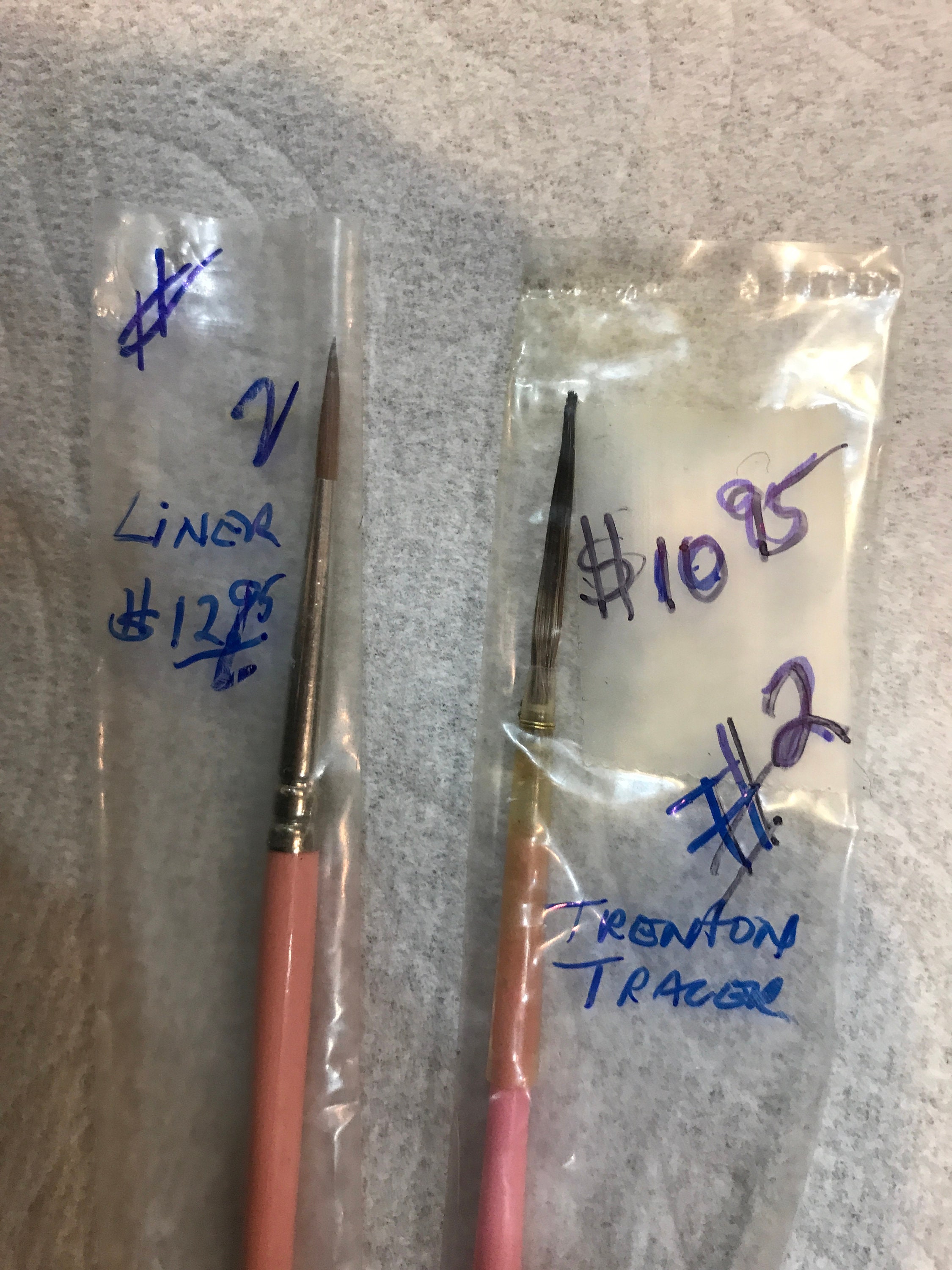 Art Brushes, China Painting Brushes, Quill and Metal Feral Brushes - Etsy