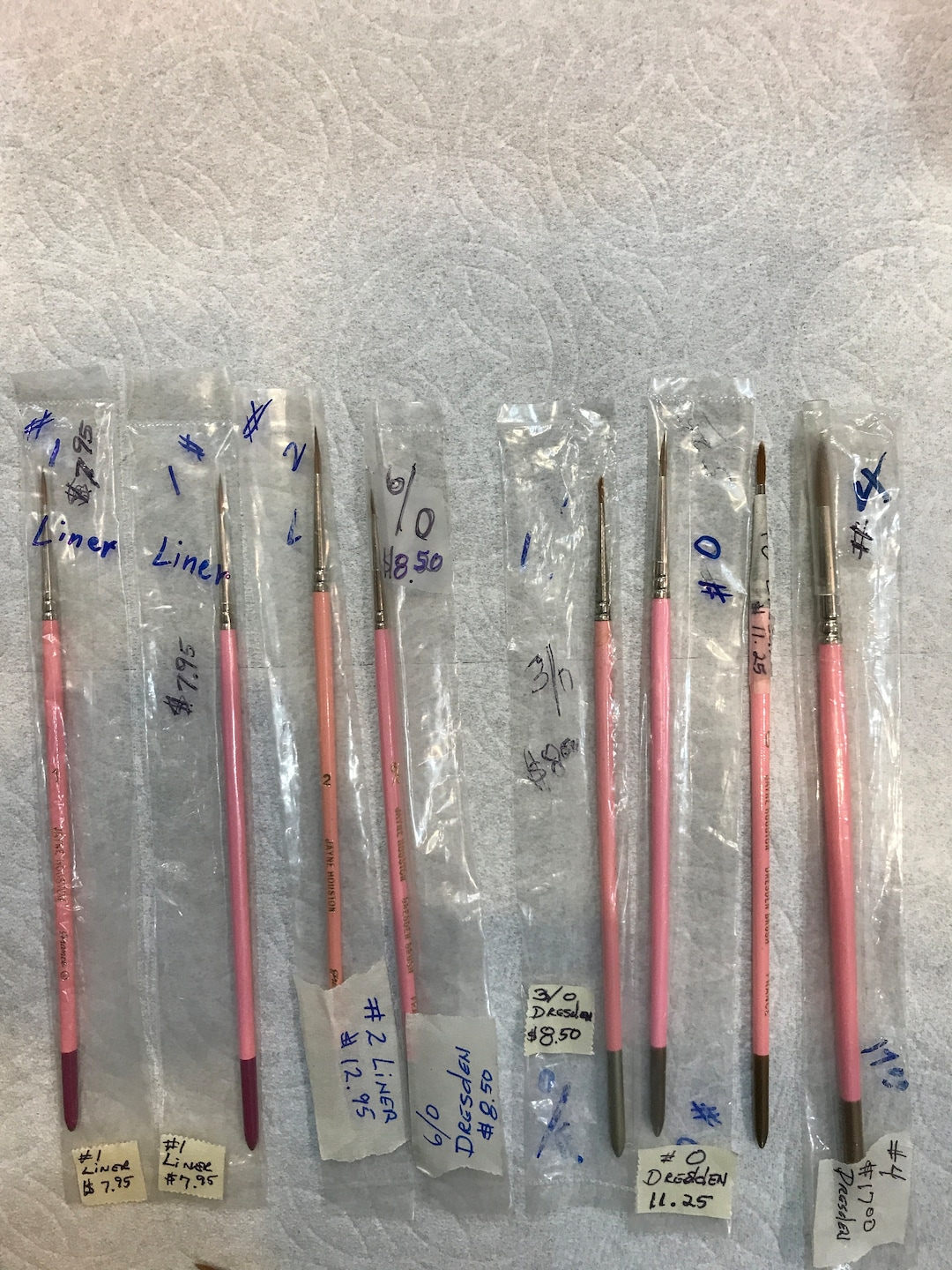 Art Brushes, China Painting Brushes, Quill and Metal Feral Brushes - Etsy