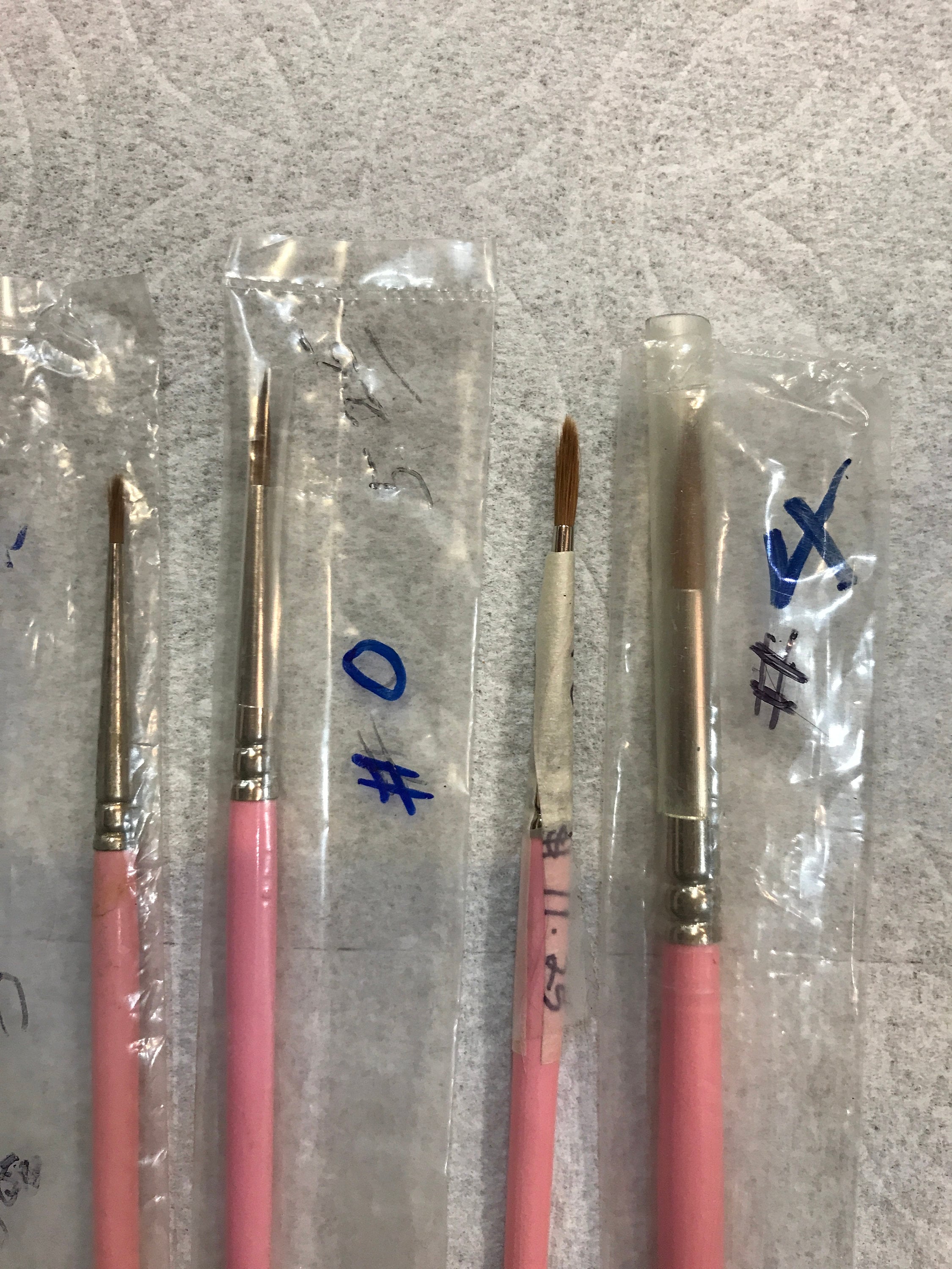 Art Brushes, China Painting Brushes, Quill and Metal Feral Brushes - Etsy