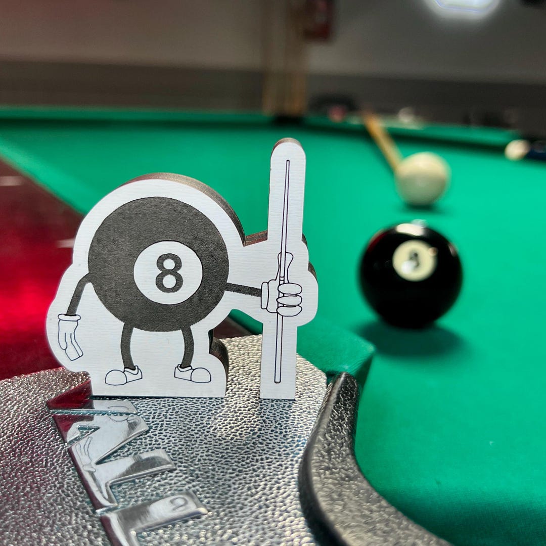 8 Ball Pocket Marker, 8 Ball Man - Etsy