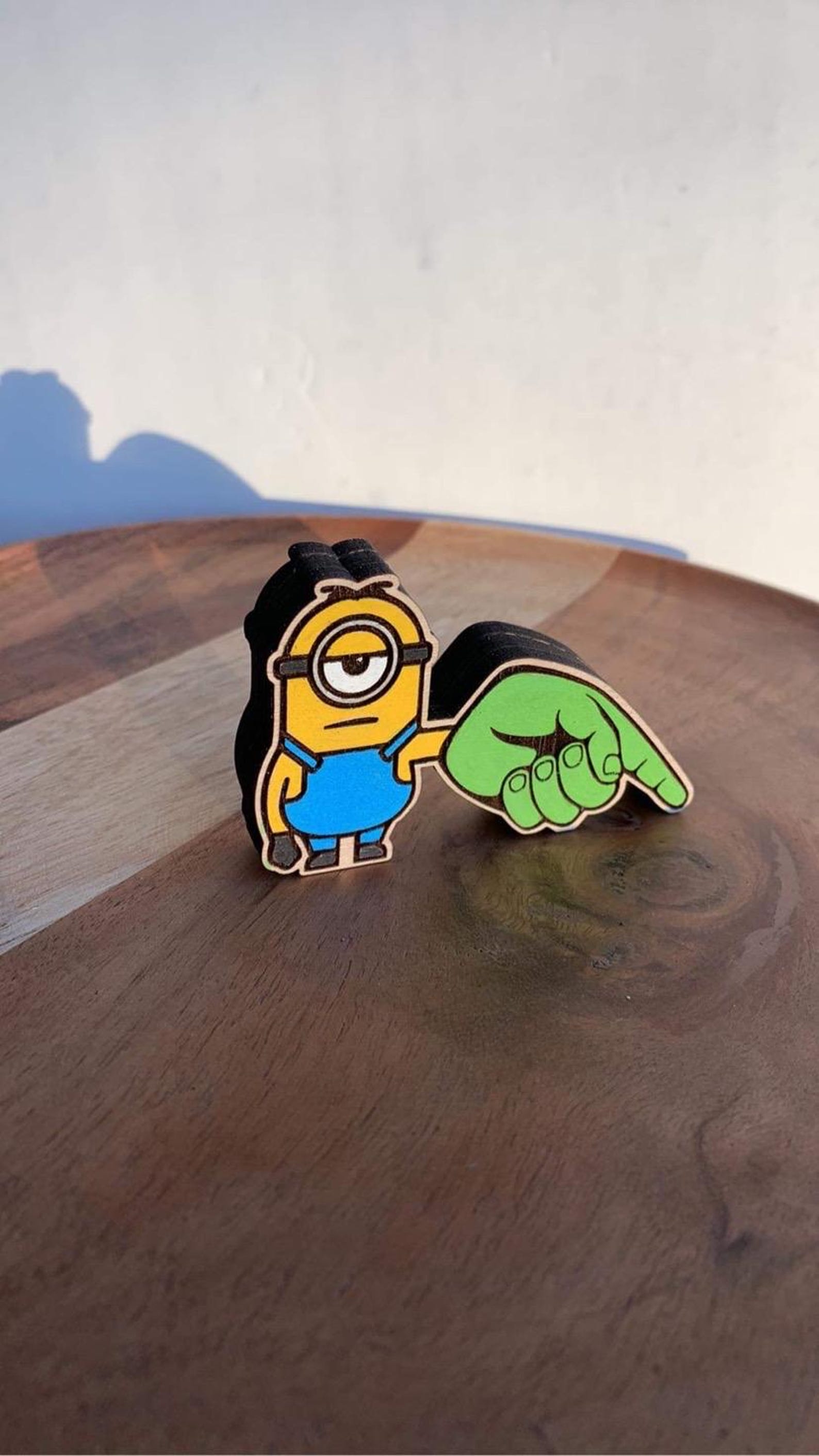 Custom Painted Minion 8 Ball Pocket Marker; APA, Mark Your Pocket ...