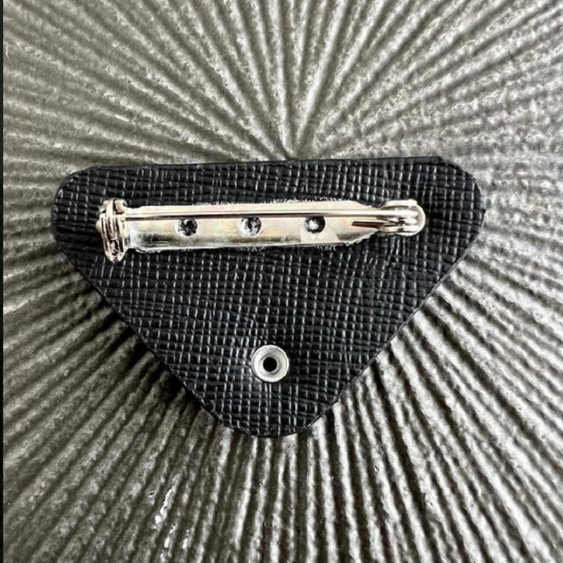 Triangle Brooch - Etsy UK