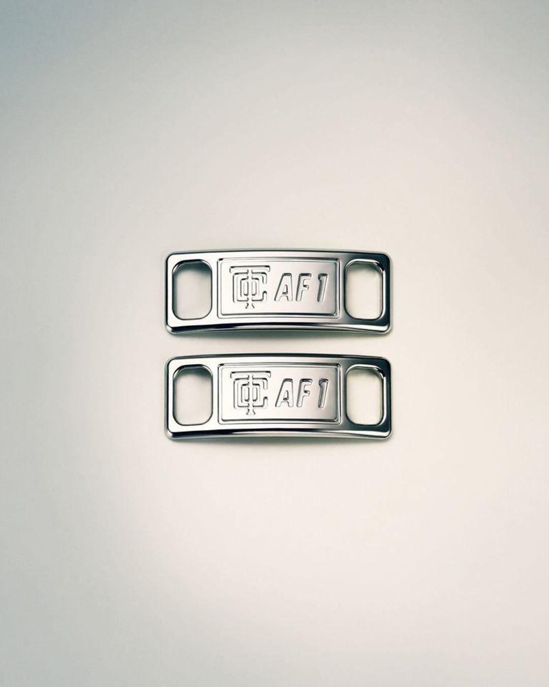 Nike Tiffany Air Force 1 Dubrae Set of 2 in Sterling Silver Plated - Etsy