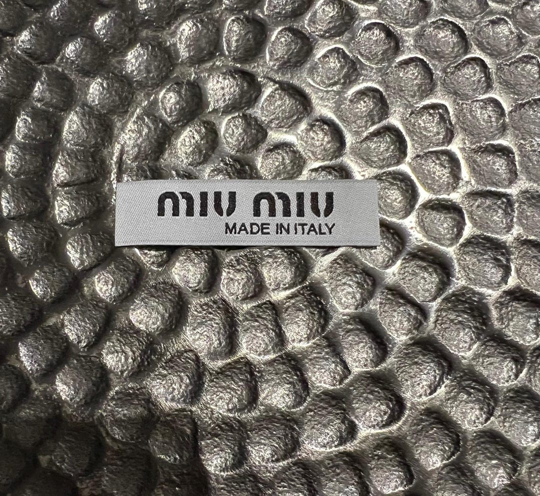 Miu Miu Clothes Label - Etsy
