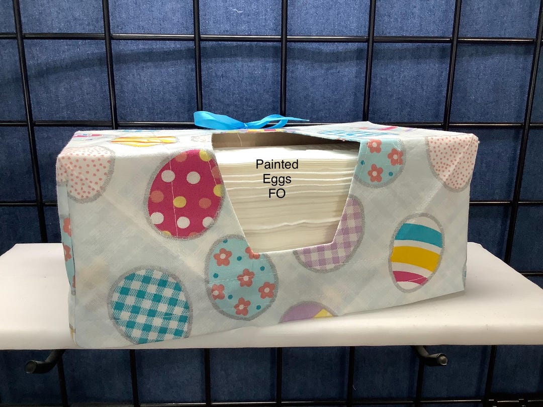 EASTER Tissue Box Rectangle Front Opening Covers Unique Exclusive - Etsy