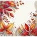 4 Fall Autumn Leaves Printables for Scrapbooking, Decoupage, Clipart ...